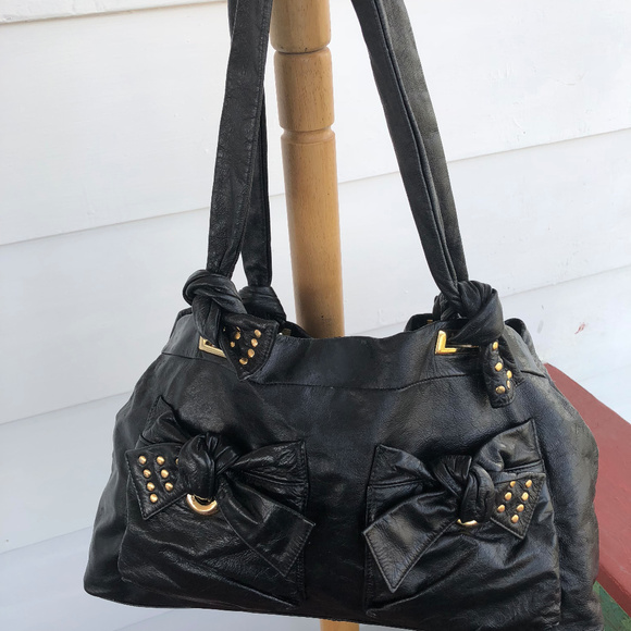 Tohe FZND | Bags | Tohe Fznd Black Leather Satchel Bag Handbag | Poshmark